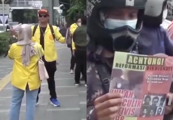 Viral Mahasiswa UI Sebar Brosur Wajah Prabowo, Ada Apa? Viral Mahasiswa UI Sebar Brosur Wajah Prabowo, Ada Apa?