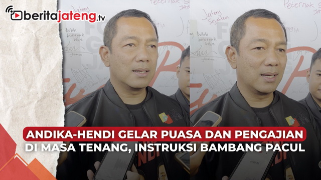 Bambang Pacul Instruksikan Kader Puasa untuk Andika-Hendi