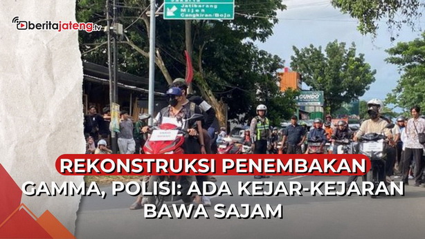 Rekonstruksi Penembakan Gamma, Polisi Sebut Kejar-Kejaran