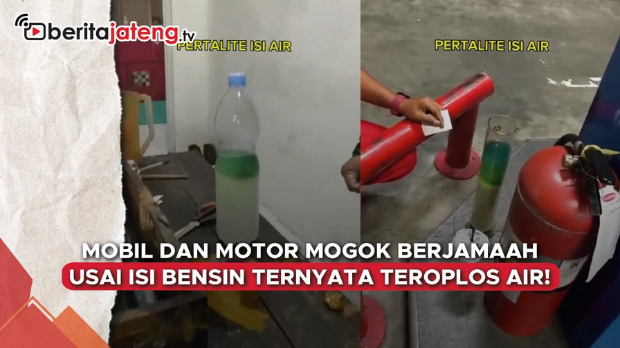 Kendaraan Mogok Usai Isi Pertalite di SPBU Trucuk Klaten: Ada Air